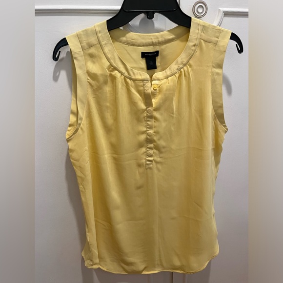 Ann Taylor | Tops | Pann Taylor Lemon Yellow Top | Poshmark